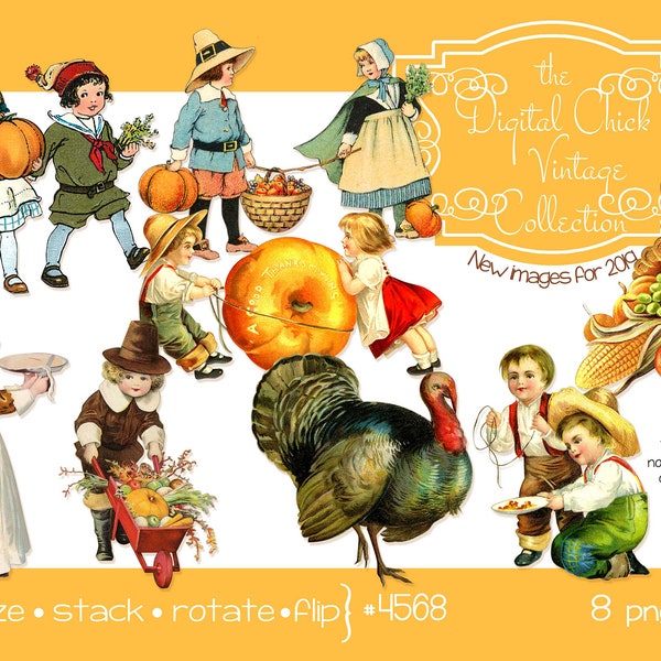Pilgrim Clipart - Etsy