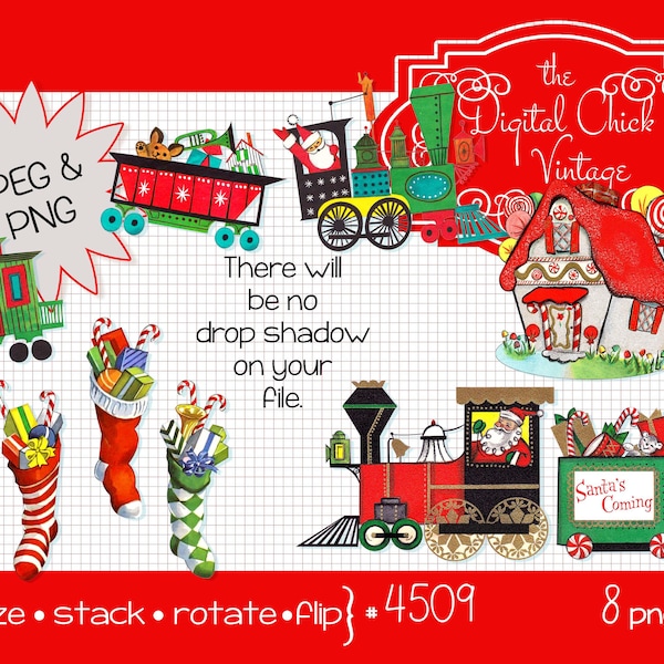 Choo Choo Clipart - Etsy