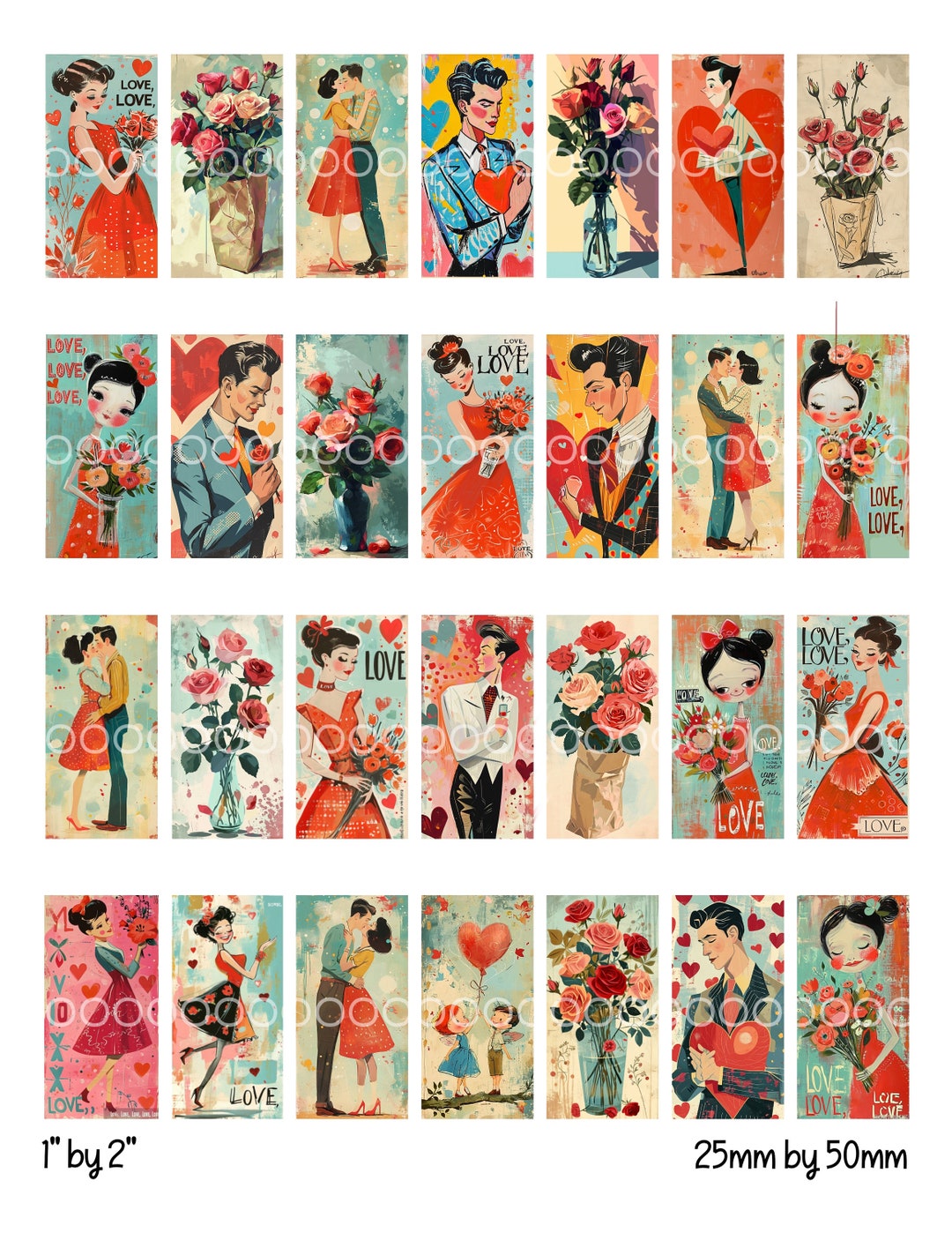 Valentine Card Images--dominoes, Domino Tile, Love, Roses, Couples Kiss ...