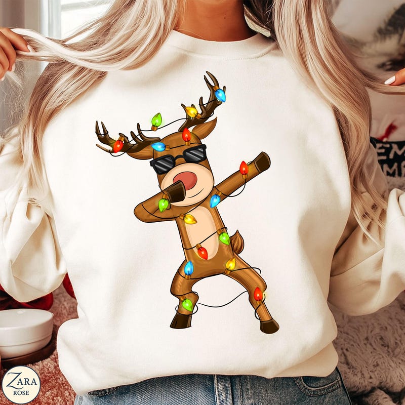Reindeer Art - Etsy