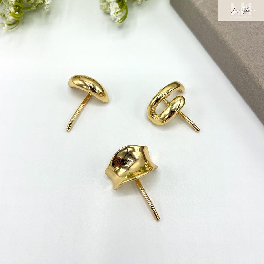 Metal Ponytail Hair Cuff, Gold Ponytail Cover, Silver Ponytail Hook ...