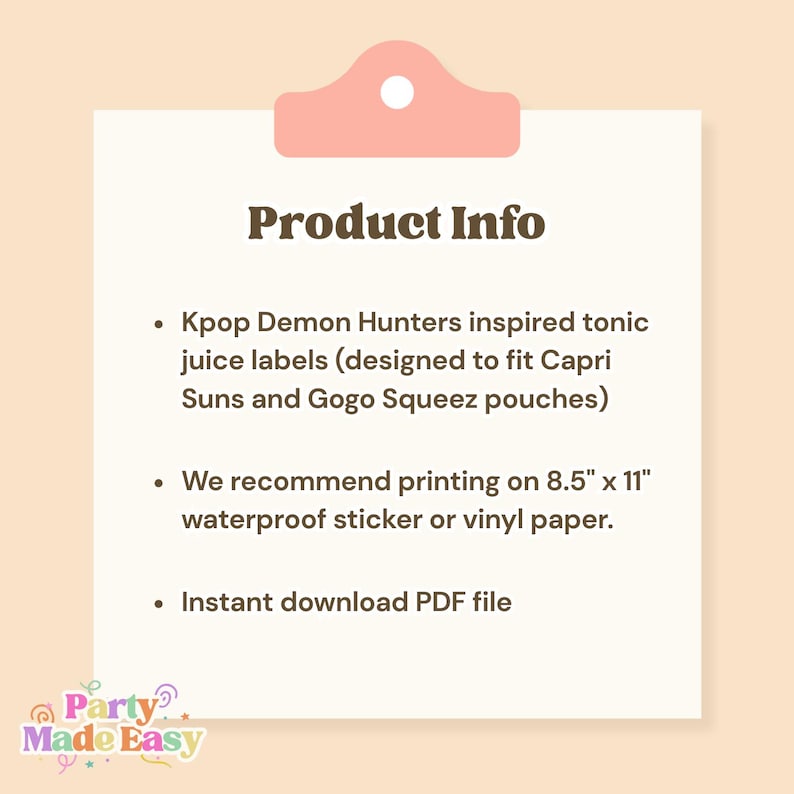 Cazadores de demonios de Kpop, envoltorio de bebida tónica del Dr. Han ...