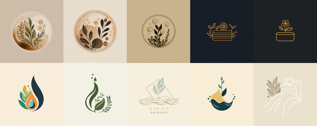 Pack 10 Logos Savon Artisanal | Naturel / Élégant / Minimaliste - Etsy