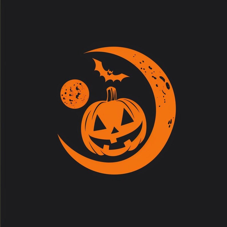Pack Logos Halloween + 1 Logo Personnalisé | Style Witchy Minimaliste ...