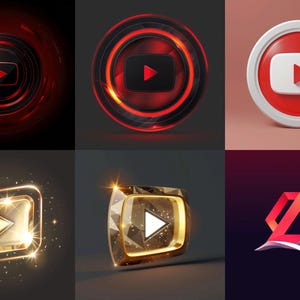 Youtube Channel Logo Pack – Versatile Modern Designs | Handcrafted by ...