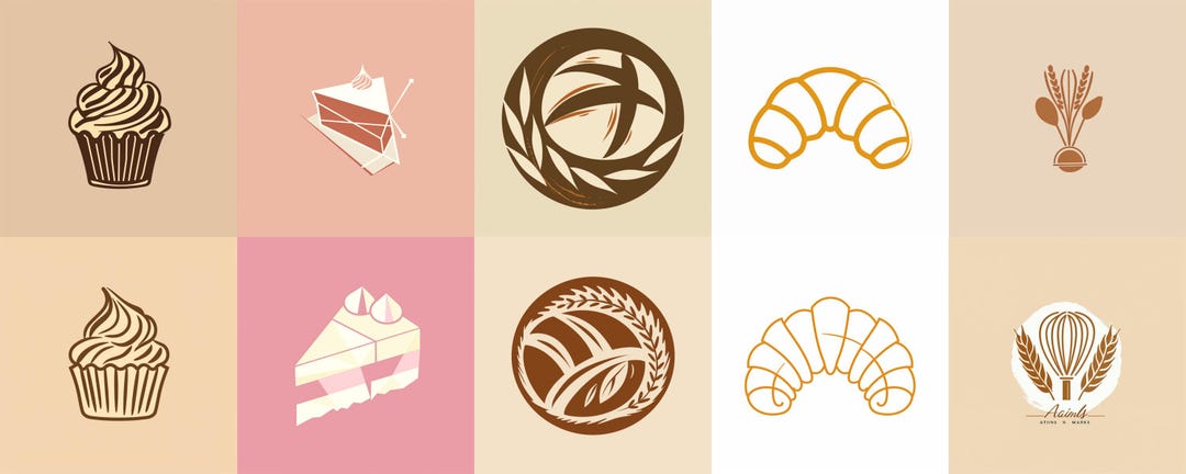 10 Loghi Home Bakery + 1 Logo Personalizzato | Pasticceria / Dolce ...
