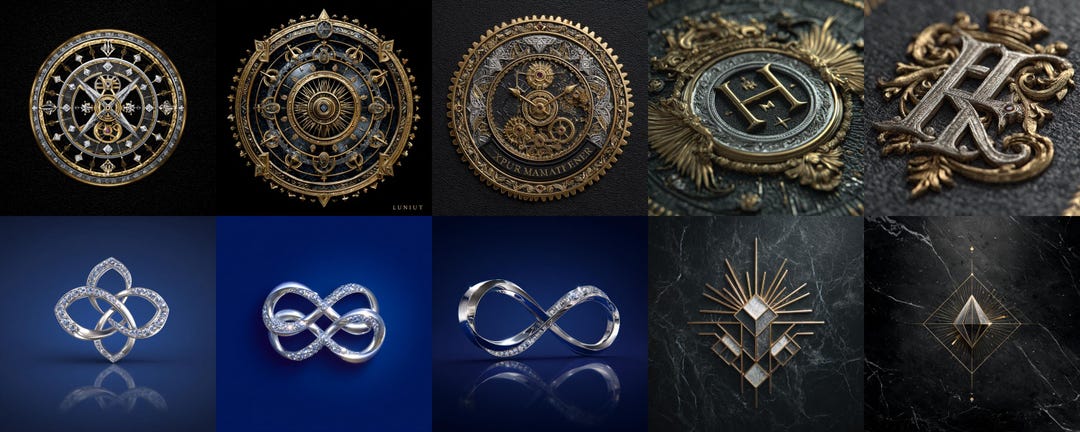 Logo Personalizado Heritage Para Joyería & Relojería – Diseño Exclusivo ...