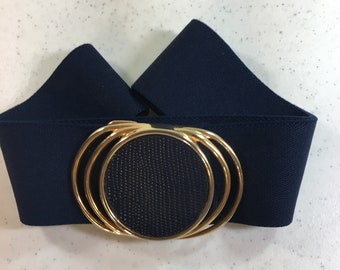 Navy blue belt | Etsy