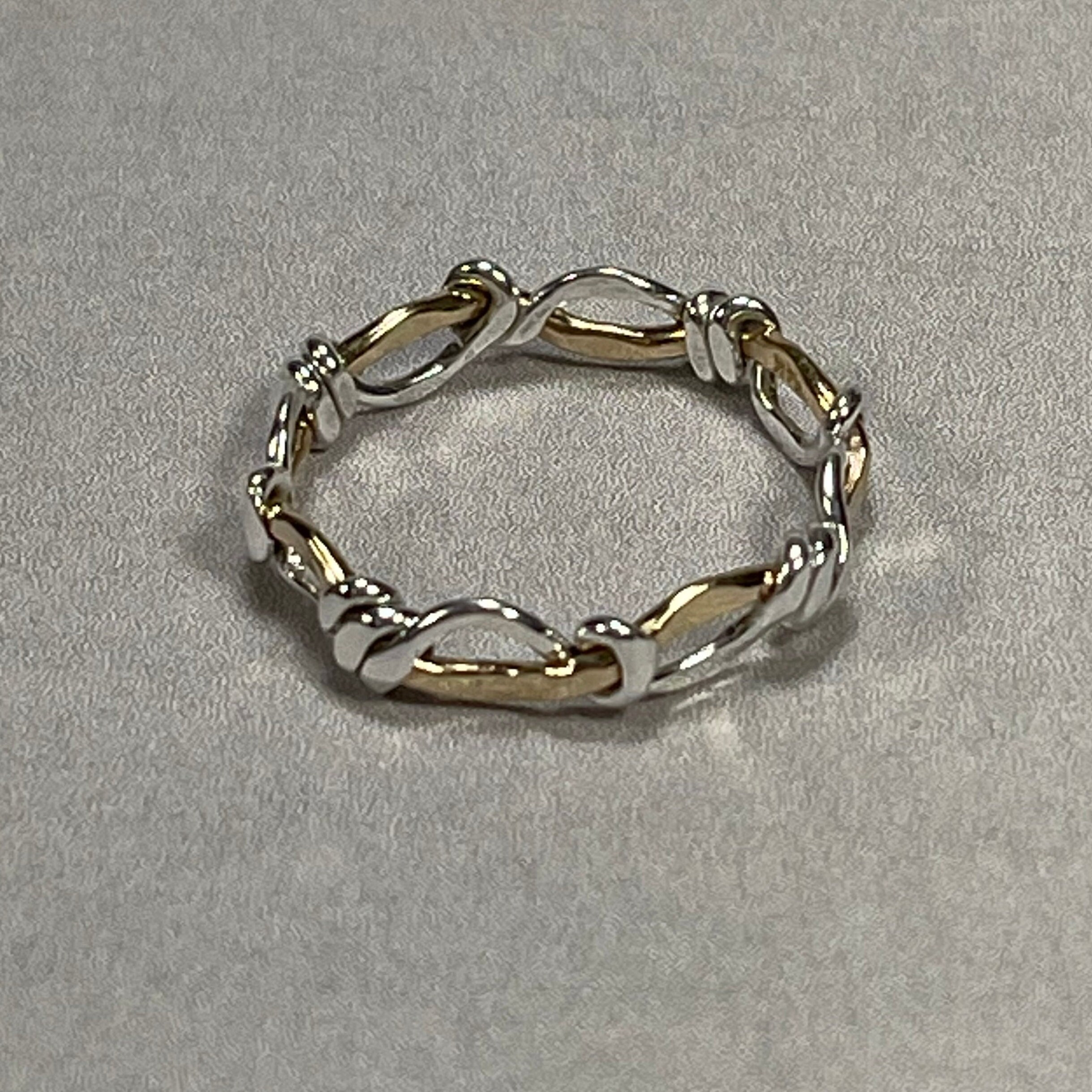 Luxury Gold Surf & Sand Ring by Ron Vick Jewelry | Handcrafted 14K ...