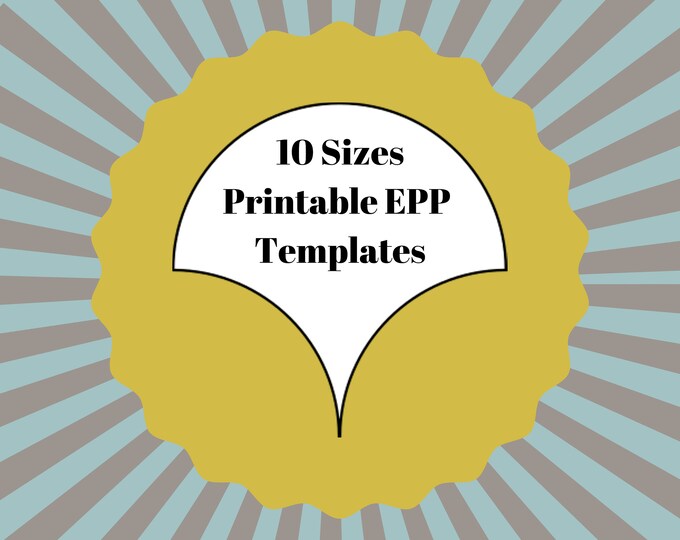 10 Sizes Printable Clamshell EPP Templates PDF Instant - Etsy