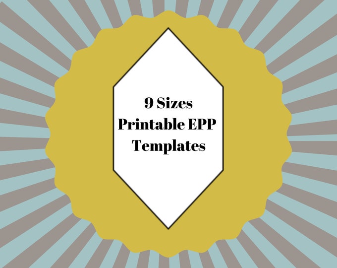 9 Sizes Printable Honeycomb EPP Templates PDF Instant Download - Etsy