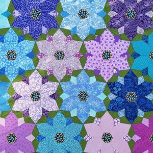 Nigella English Paper Piecing Pattern Flower EPP PDF - Etsy Australia