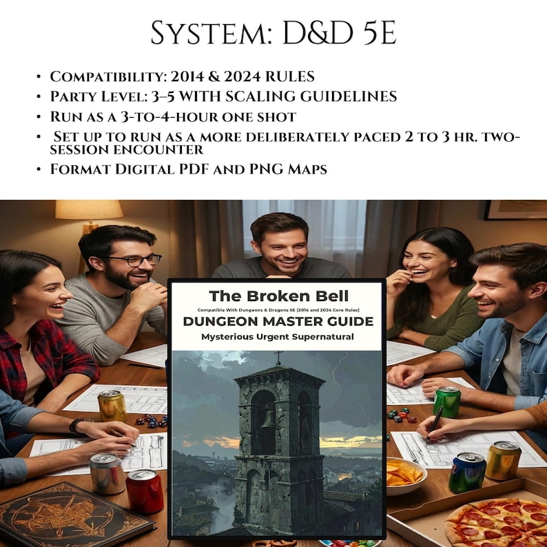 The Broken Bell | Dnd One-shot Adventure | Level 3–5 | 5E 2014 and 2024 ...
