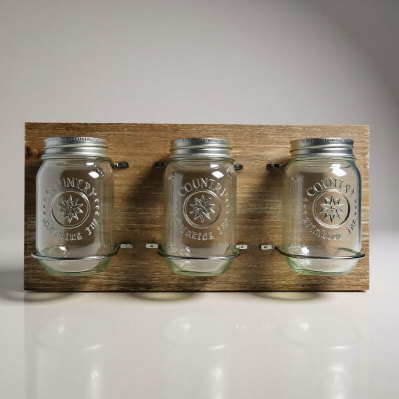 Mason Jar Rack - Etsy