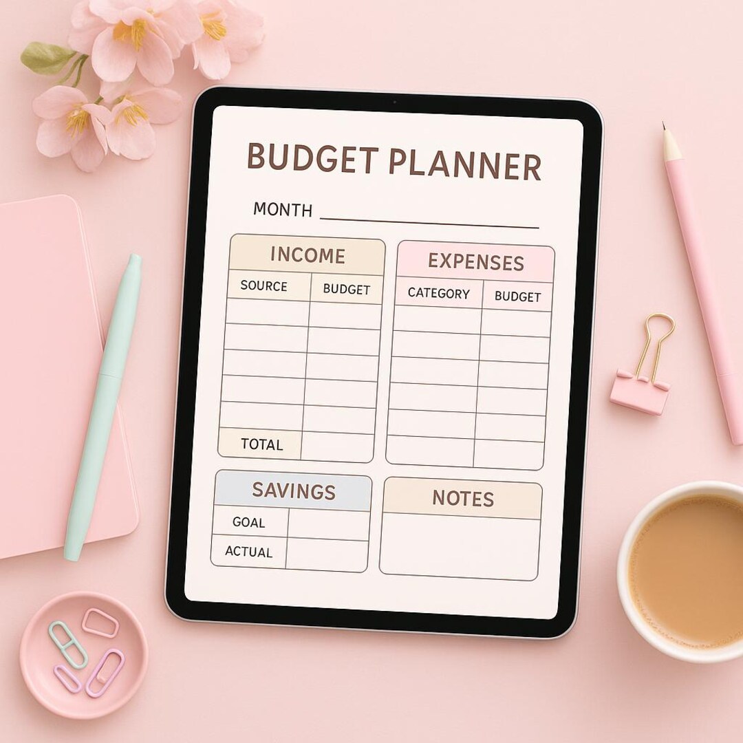 Easy Budget Planner - Etsy