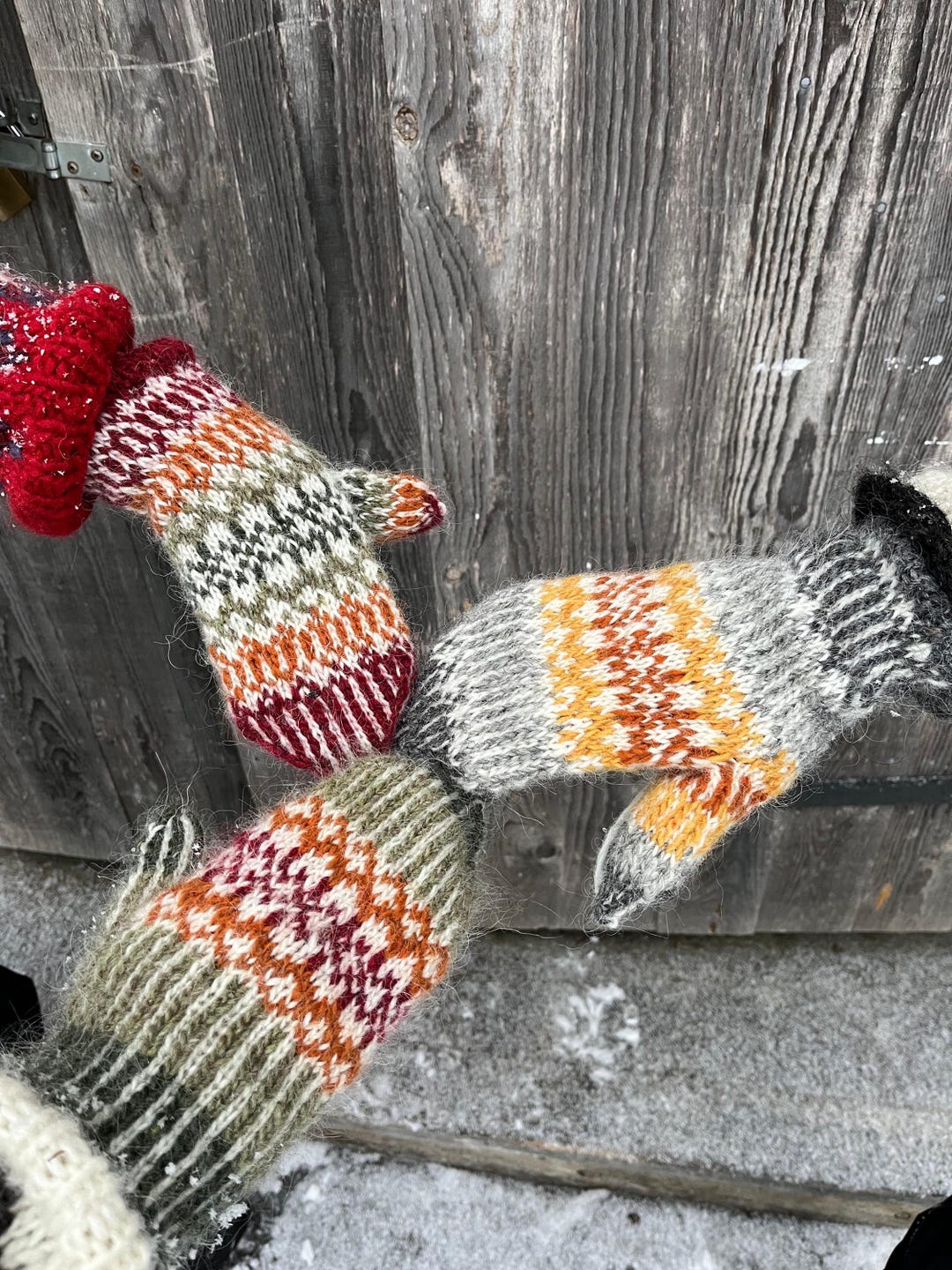 Nordic Colorwork Mittens: PDF Knitting Pattern - Etsy