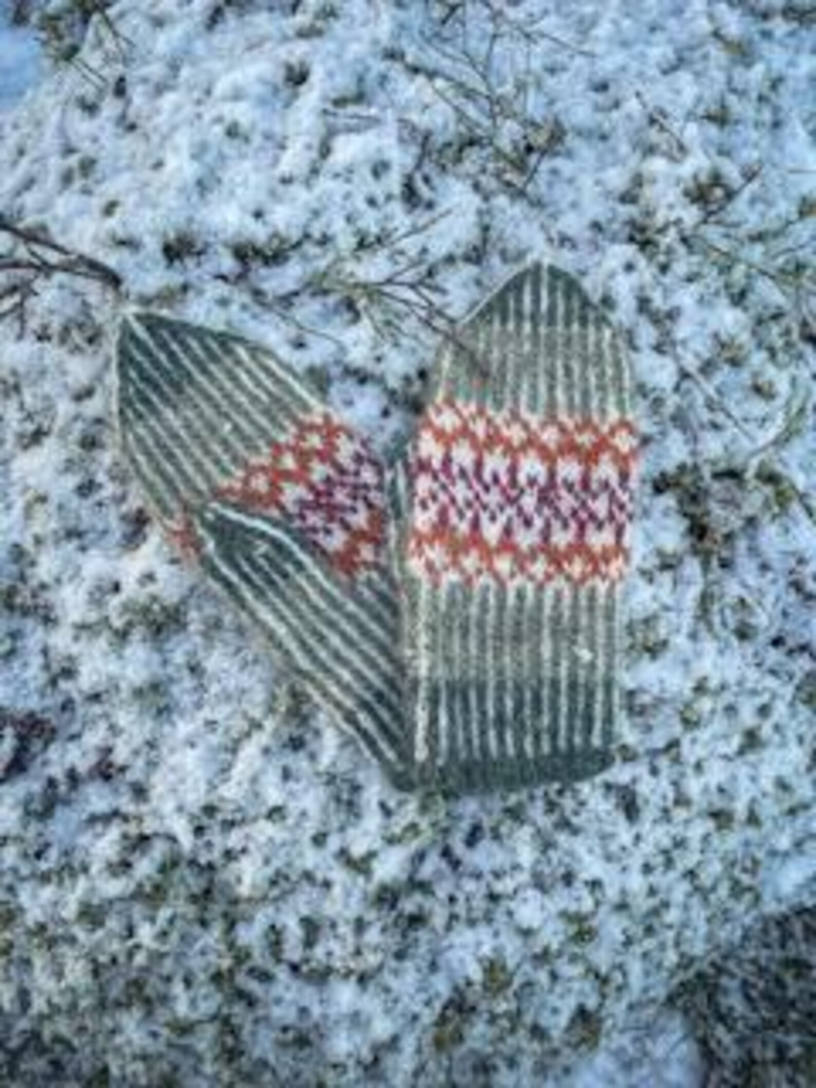 Nordic Colorwork Mittens: PDF Knitting Pattern - Etsy