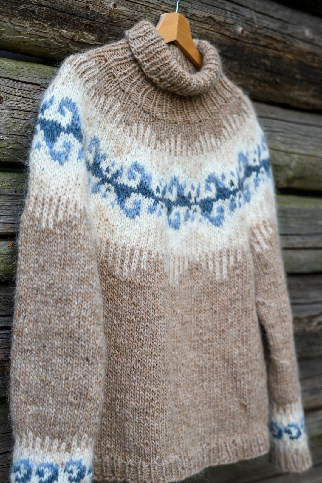Nordic Knit Yoke Pattern (digital Download, PDF) - Etsy