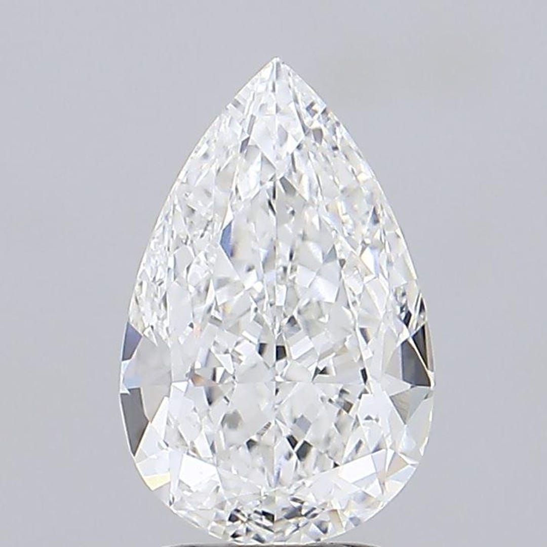 3.03 CT Modified Pear Cut E/VS1 Lab Grown Diamond, Teardrop Loose Stone ...