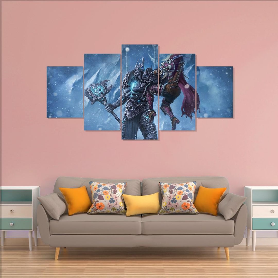 World of Warcraft Poster, Lich King, Sylvanas Windrunner 5 Pieces ...