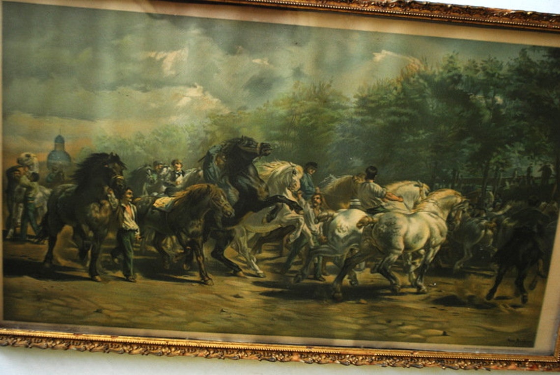 Authentic Vintage 1890 Original Chromolithograph Art - Etsy