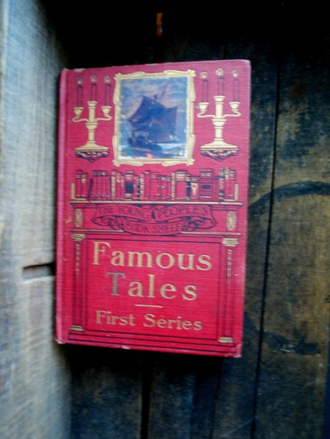 Collectible vintage 20s red hardcover book Famous | Etsy