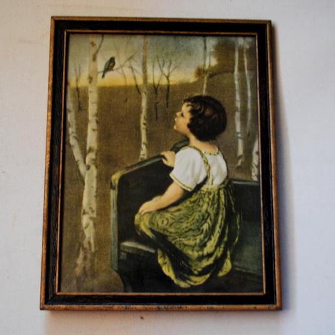 1925 Vintage Original Lithograph , Art Print ''spring Song'' by the ...