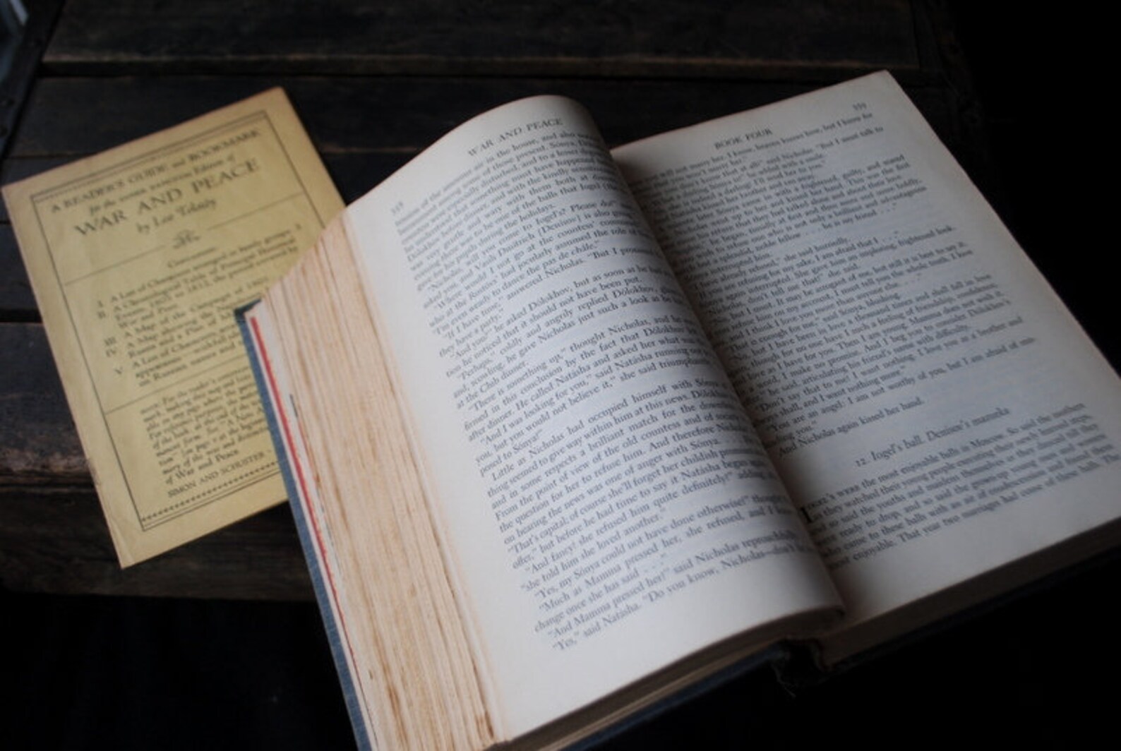 World Classic Vintage 1942 Book War and Peace by - Etsy