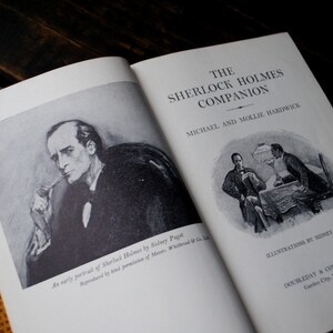 1963 Vintage , First US Edition Book" the Sherlock Holmes Companion" by ...