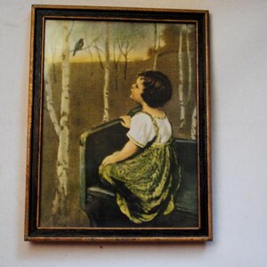 1925 Vintage Original Lithograph , Art Print ''spring Song'' by the ...