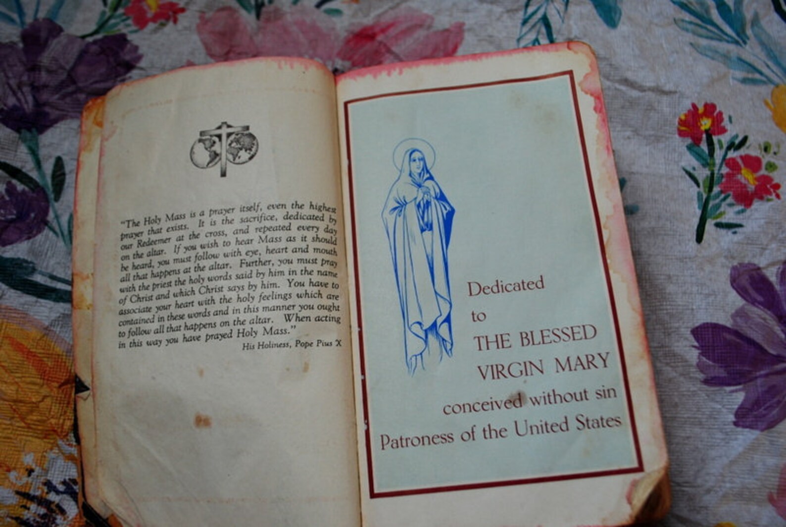 1961 Vintage Religious Catholic Book "the New Marian Missal" for Daily ...