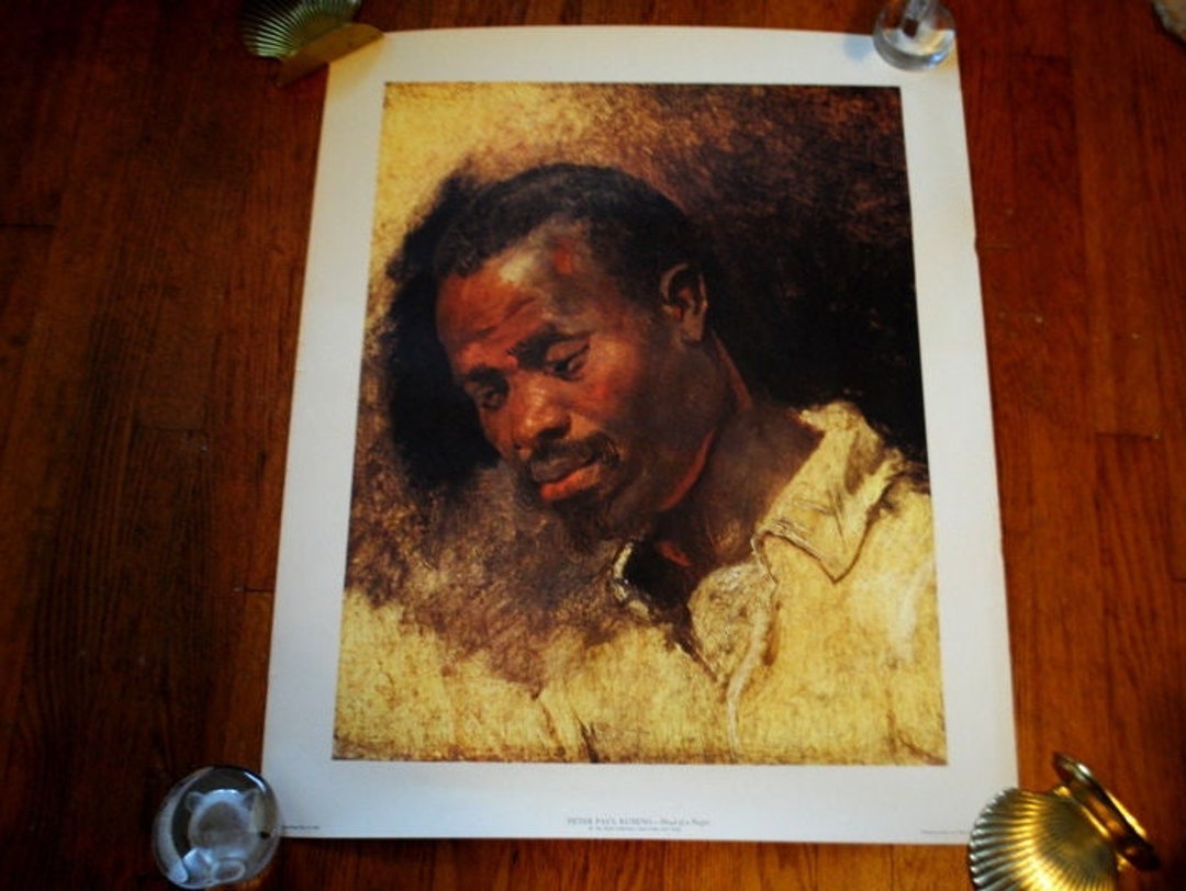 1960 Vintage , Original, Lithograph, Rare, Art Pint " Head of Nigro" by ...