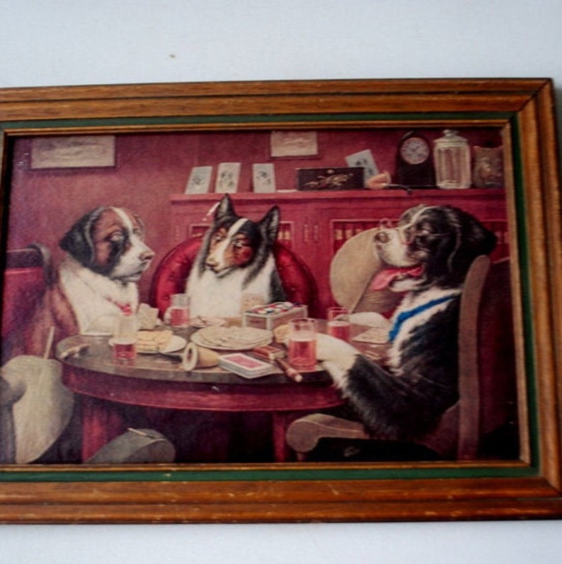 Iconic Vintage 1940 Lithograph Card Board Art Print A - Etsy