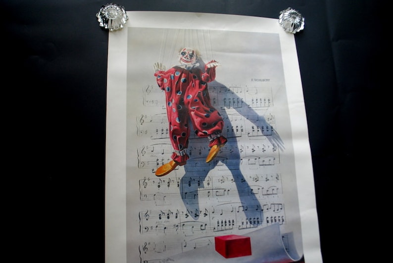 Rare Vintage 1982 Original Lithograph Large Art Print - Etsy