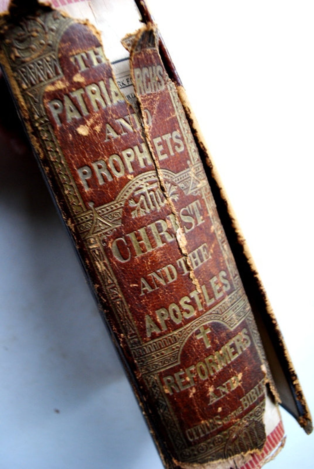 1874 Vintage , Rare Religious, History Book " Sacred Biography and ...