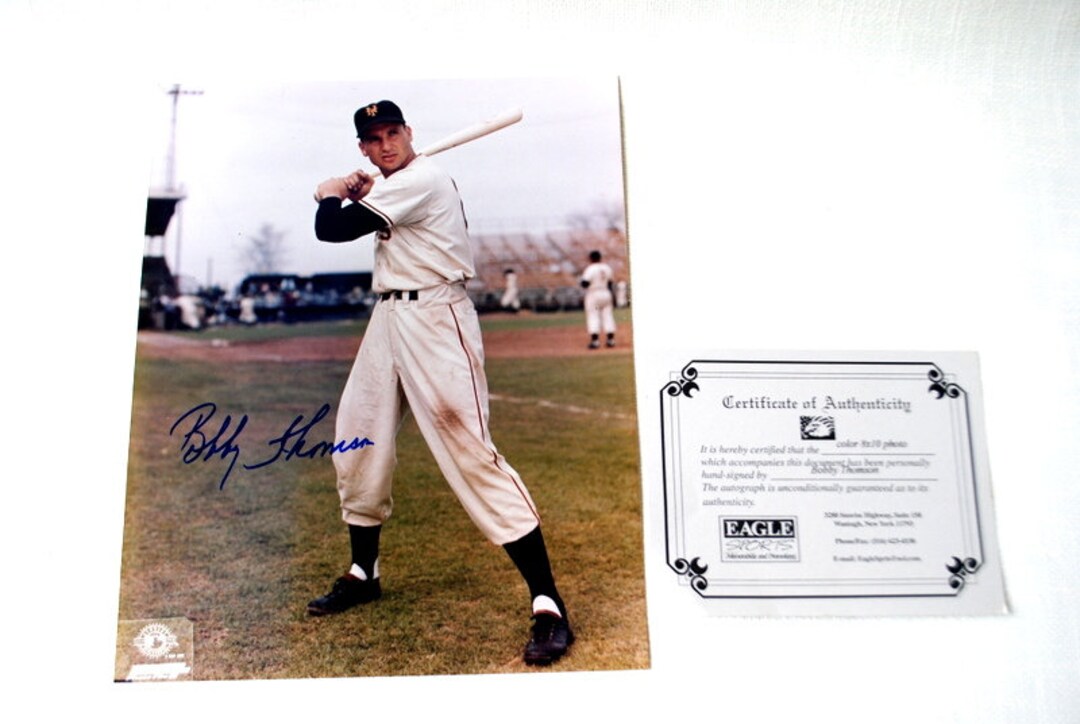 1996 Vintage ,sport , Signed Photo of the Famous Baseball Player Bobby ...