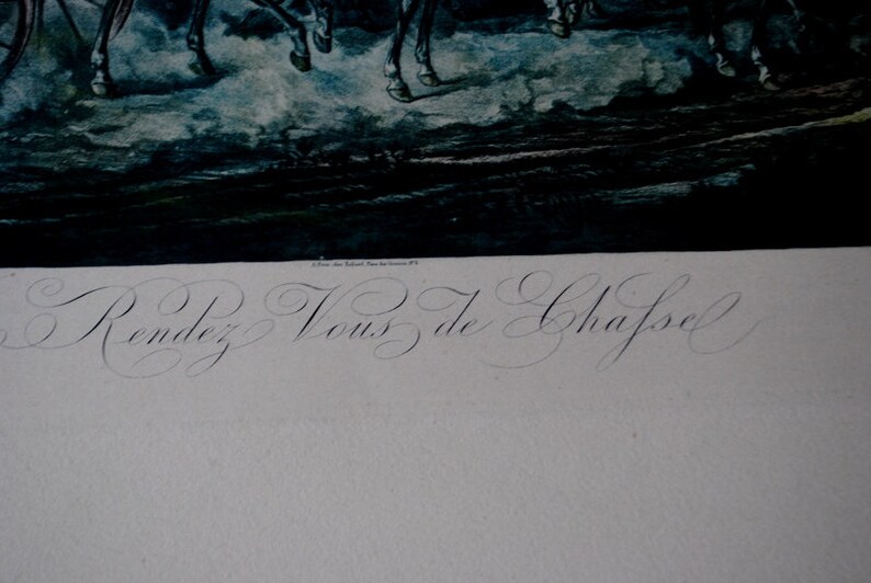 Rare Vintage 1960s Lithograph Reproduction of the 19 Th | Etsy