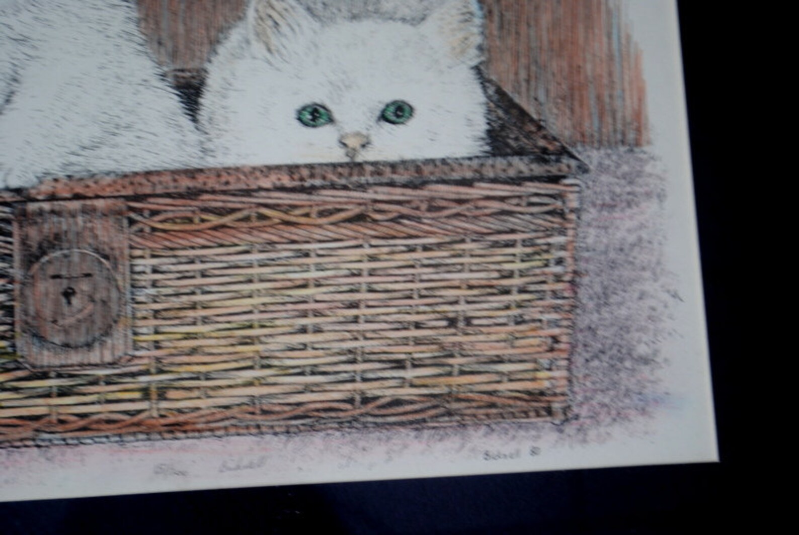 1980 Vintage, Original, Limited Edition, Signed , Lithograph , Drawing ...