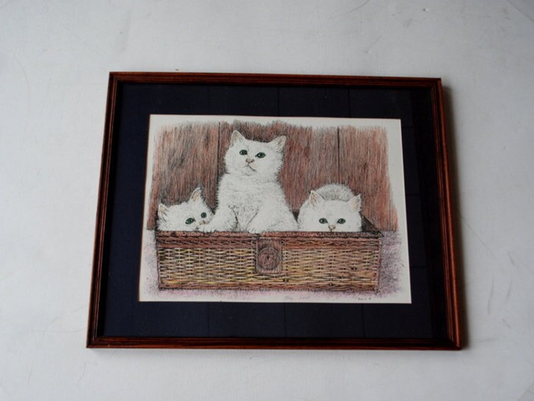 1980 Vintage, Original, Limited Edition, Signed , Lithograph , Drawing ...