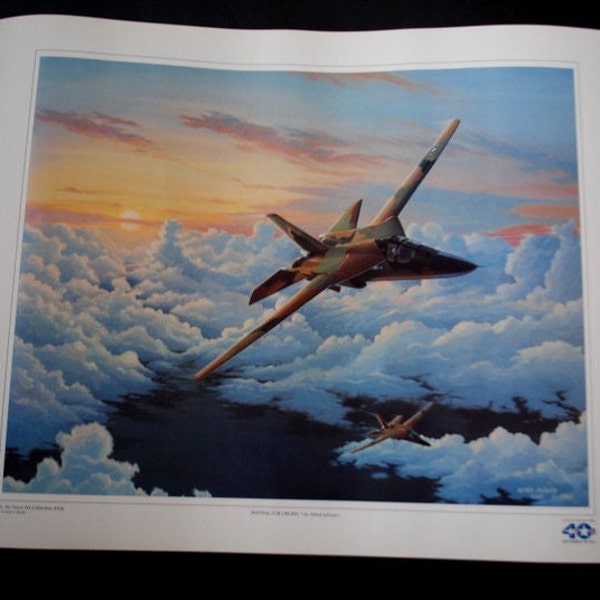 Air Force Lithograph - Etsy