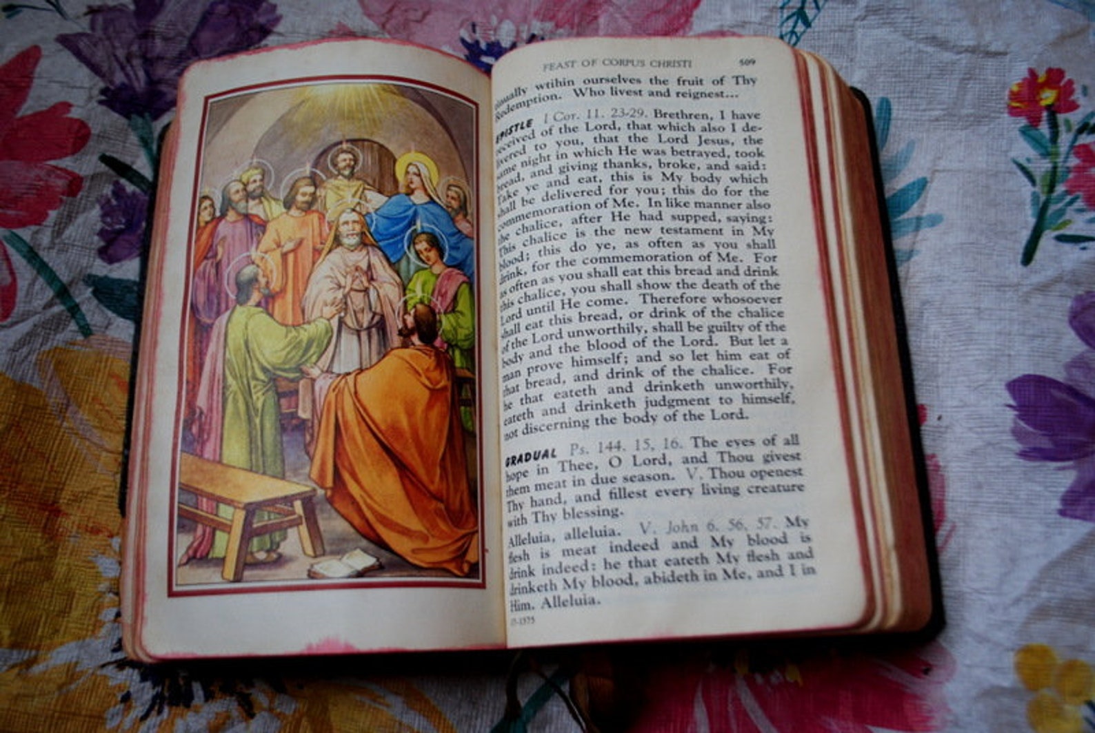1961 Vintage Religious Catholic Book "the New Marian Missal" for Daily ...