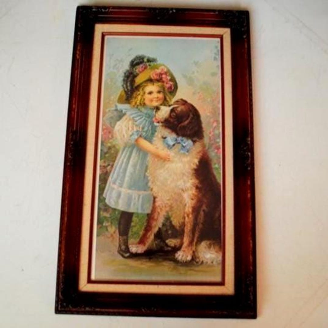 1980 Vintage , Victorian Style Lithograph, Reproduction From the ...