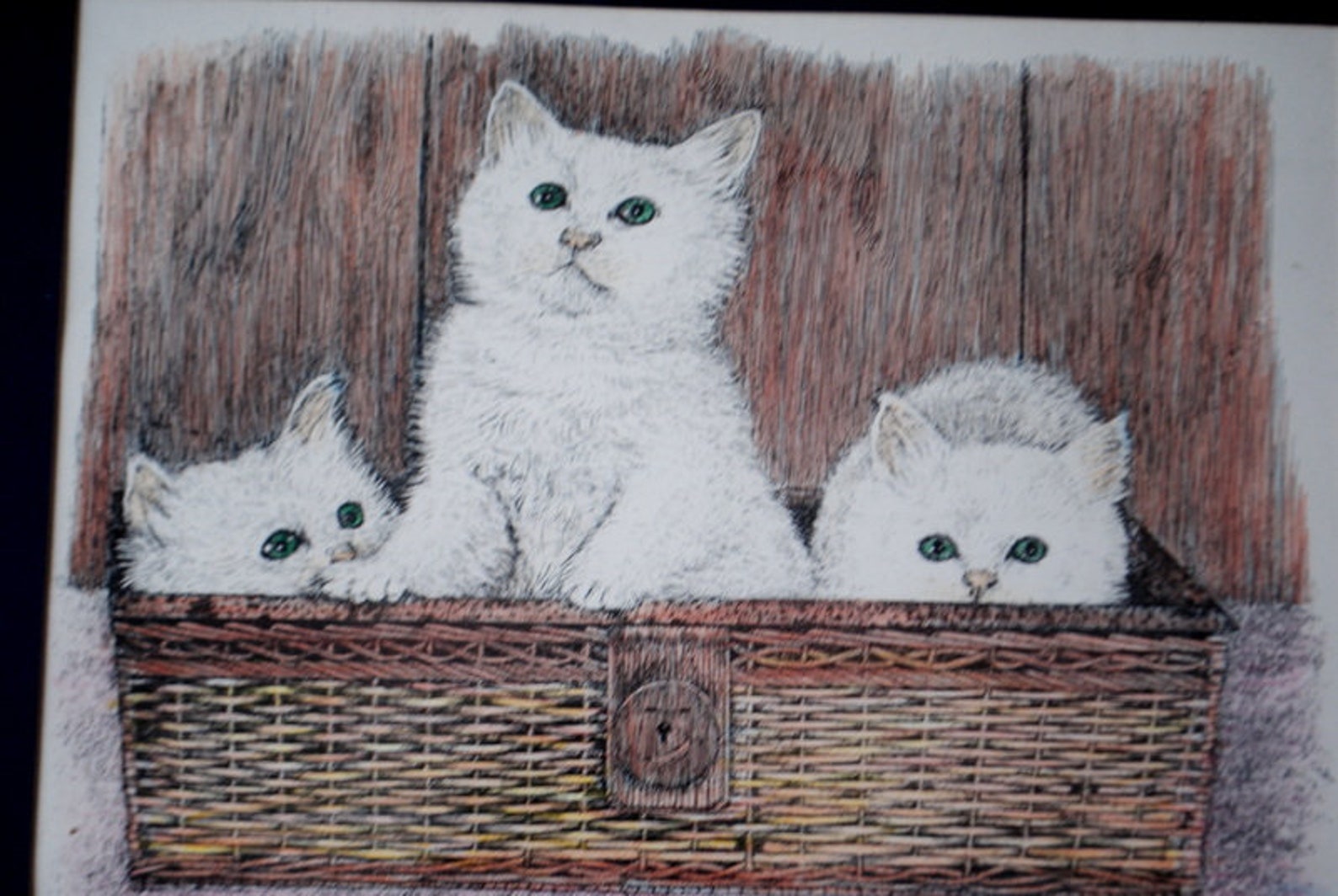 1980 Vintage, Original, Limited Edition, Signed , Lithograph , Drawing ...