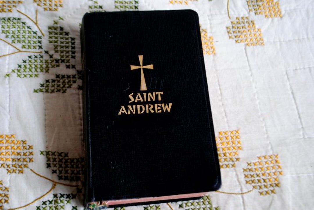 1949 Vintage , Religious, Catholic Book " Saint Andrew Daily Missal" by ...