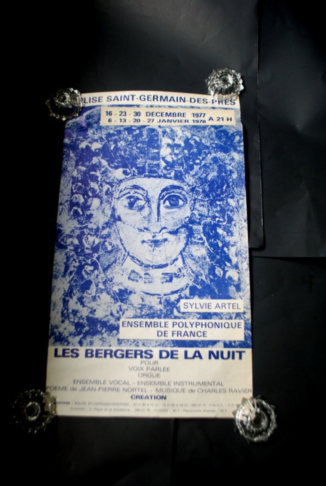 Rare Vintage 1977 Original Lithograph Concert Poster - Etsy