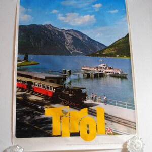 Authentic , Vintage 1970s, Travel, Lithograph, Photo, Tourist ,large ...