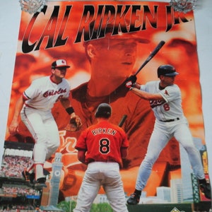 1995 Vintage , Rare Lithograph, Sport Photo Poster" Cal Ripken Jr ...