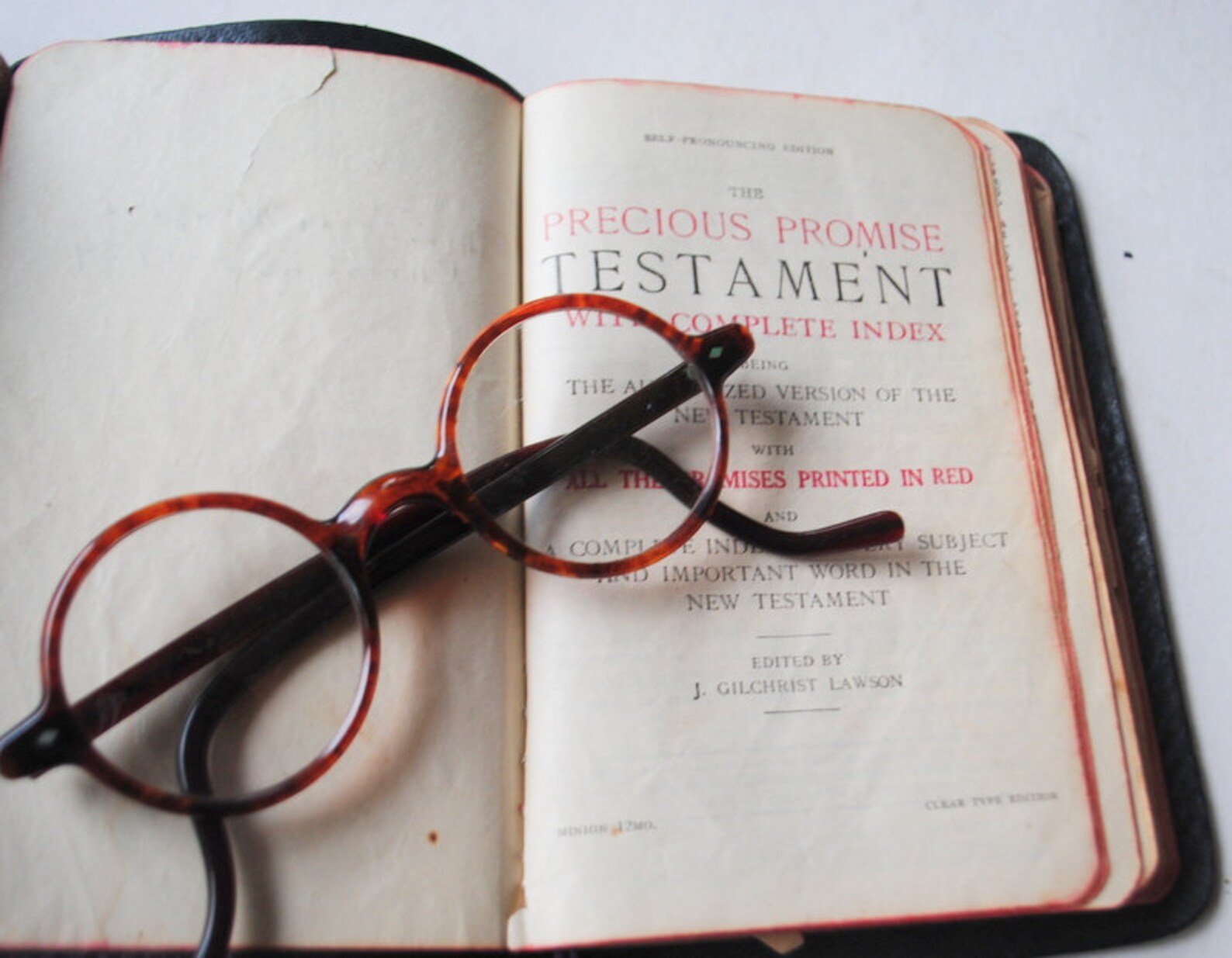 Rare Vintage 1913 Religious Book" Precious Promise , New Testament ...