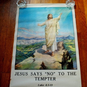 Rare Religious Vintage 1936, Original , Lithograph , Sunday School ...