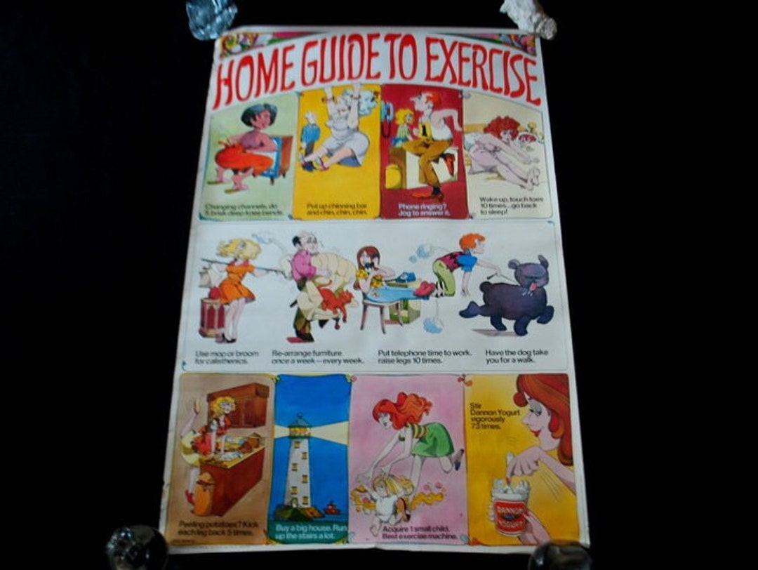 1973 Vintage , Extremely Rare , Cartoons Funny Lithograph Poster" Home ...